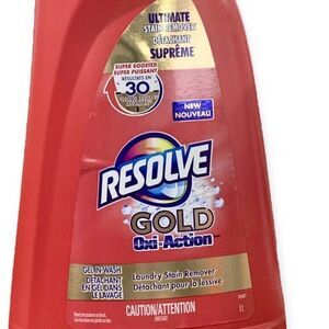 Resolve | Other | Resolve Gold Oxi Action Laundry Stain Remover Gel In ...